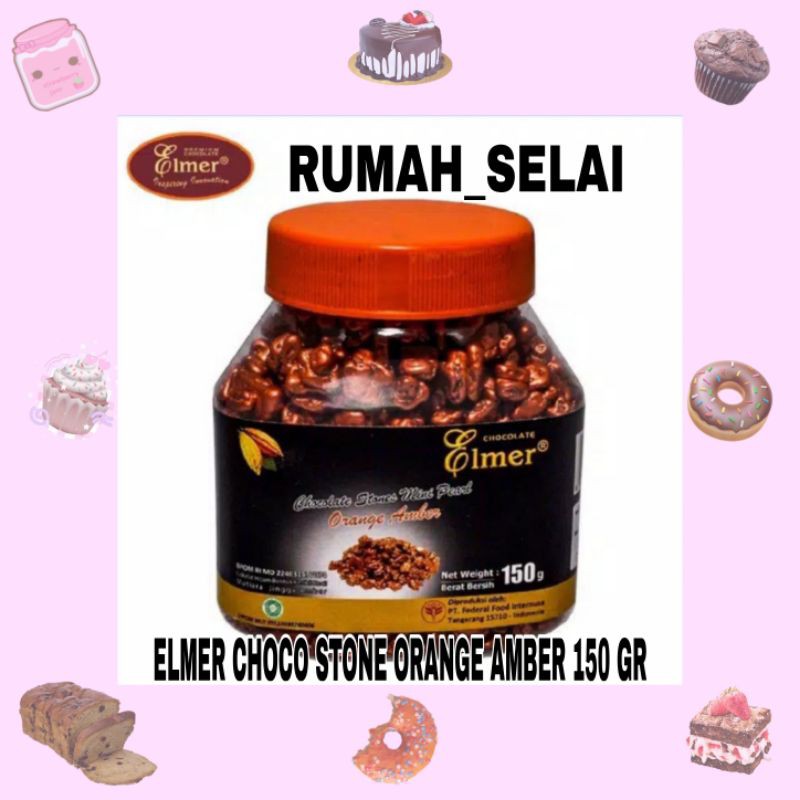 Jual Elmer Choco Stone Orange Amber 150 Gr | Shopee Indonesia