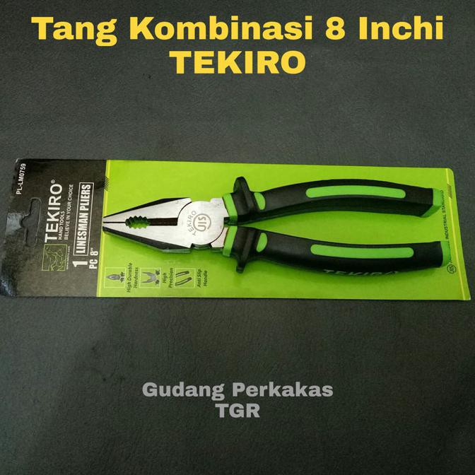 Jual TANG KOMBINASI 8 INCH TEKIRO / TANG KOMBINASI 8" / LINESMAN PLIERS ...