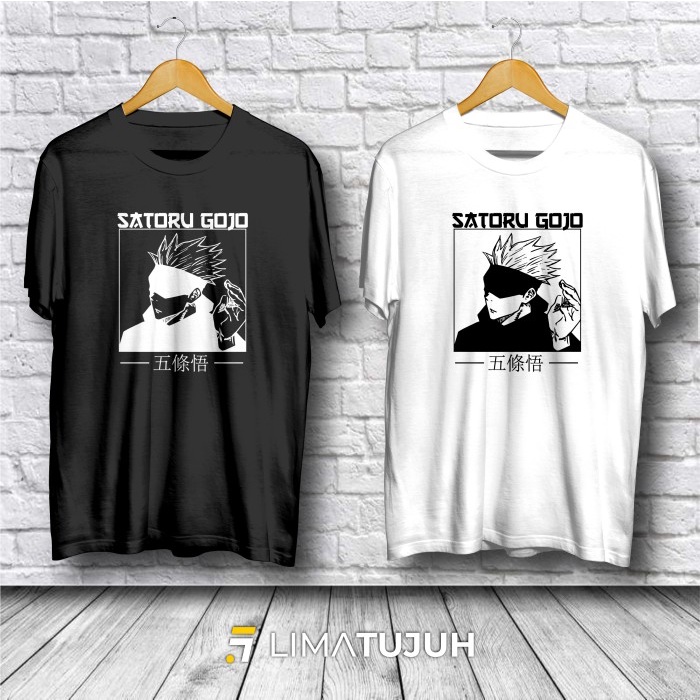 Jual Kaos Satoru Jojo Desain Baju Anime Bahan Premium (TSF) | Shopee ...