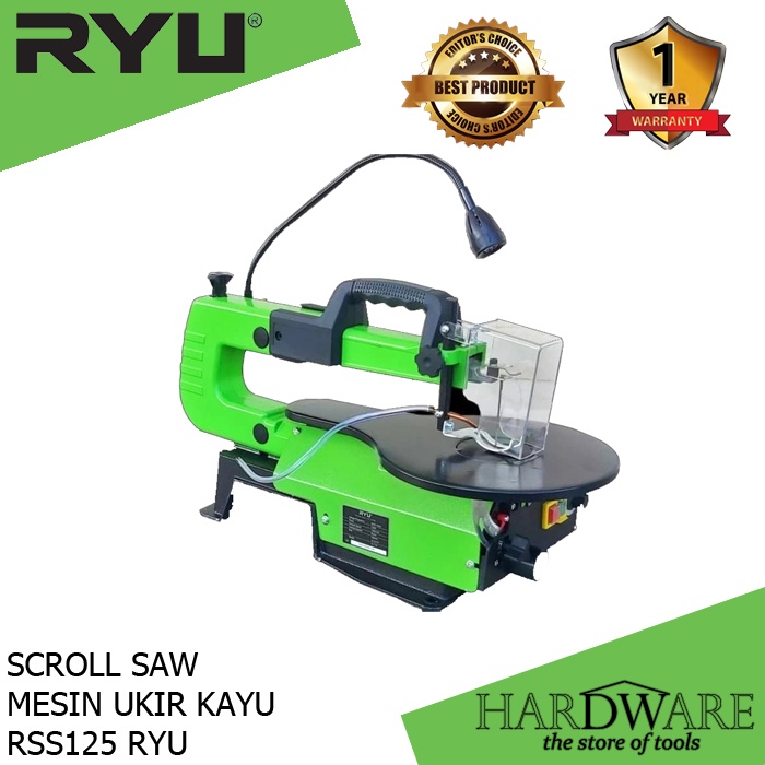 Jual SCROLL SAW MESIN UKIR KAYU HALUS KASAR SCORLLSAW RSS125 RYU ...