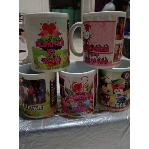 Jual Cetak Mug Foto/ Mug Bergambar /Gelas Mug Custom | Shopee Indonesia