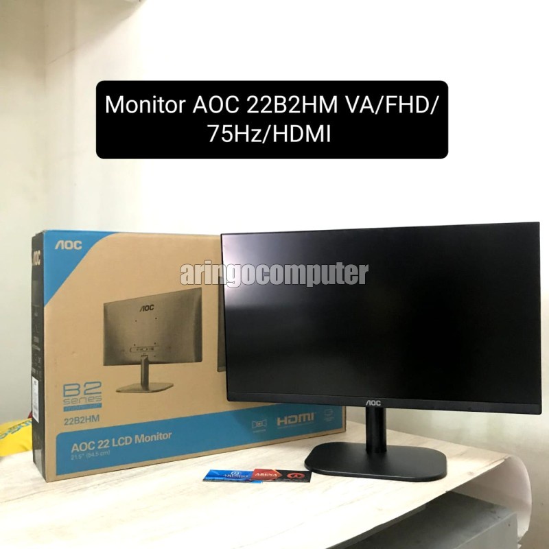Jual Monitor AOC 22B3HM VA/FHD/75Hz/HDMI | Shopee Indonesia