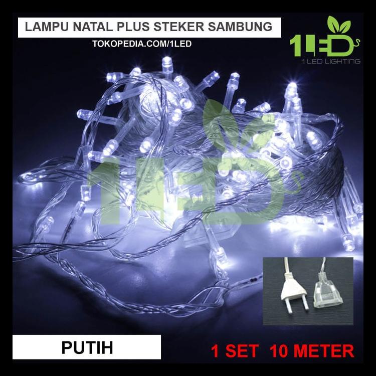 Jual Lampu Natal Led Putih Twinkle Light Hias Pohon Christmas | Shopee ...