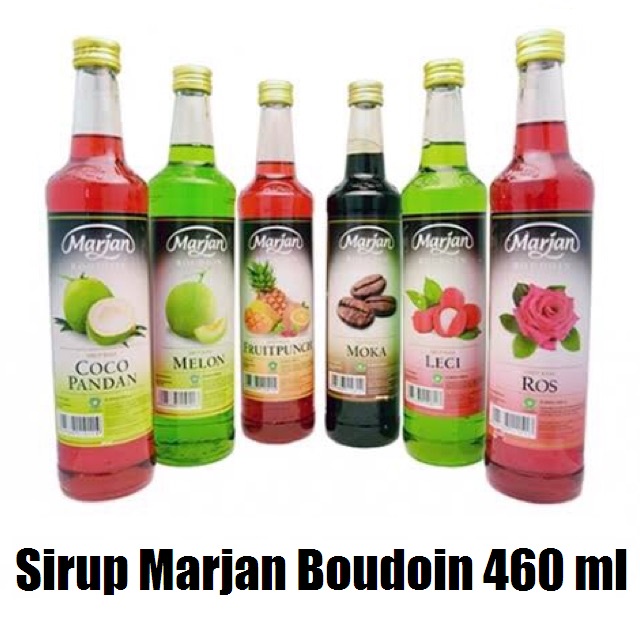 Jual (Cek Deskripsi) Sirup Marjan Boudoin 460 ml All Varian | Shopee ...