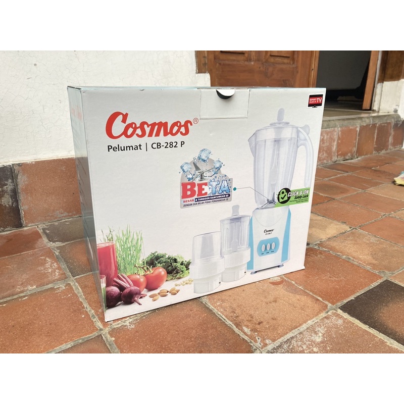 Jual Blender Plastik COSMOS 3 in 1 - CB-282 P - 2 liter (NEW) | Shopee Indonesia