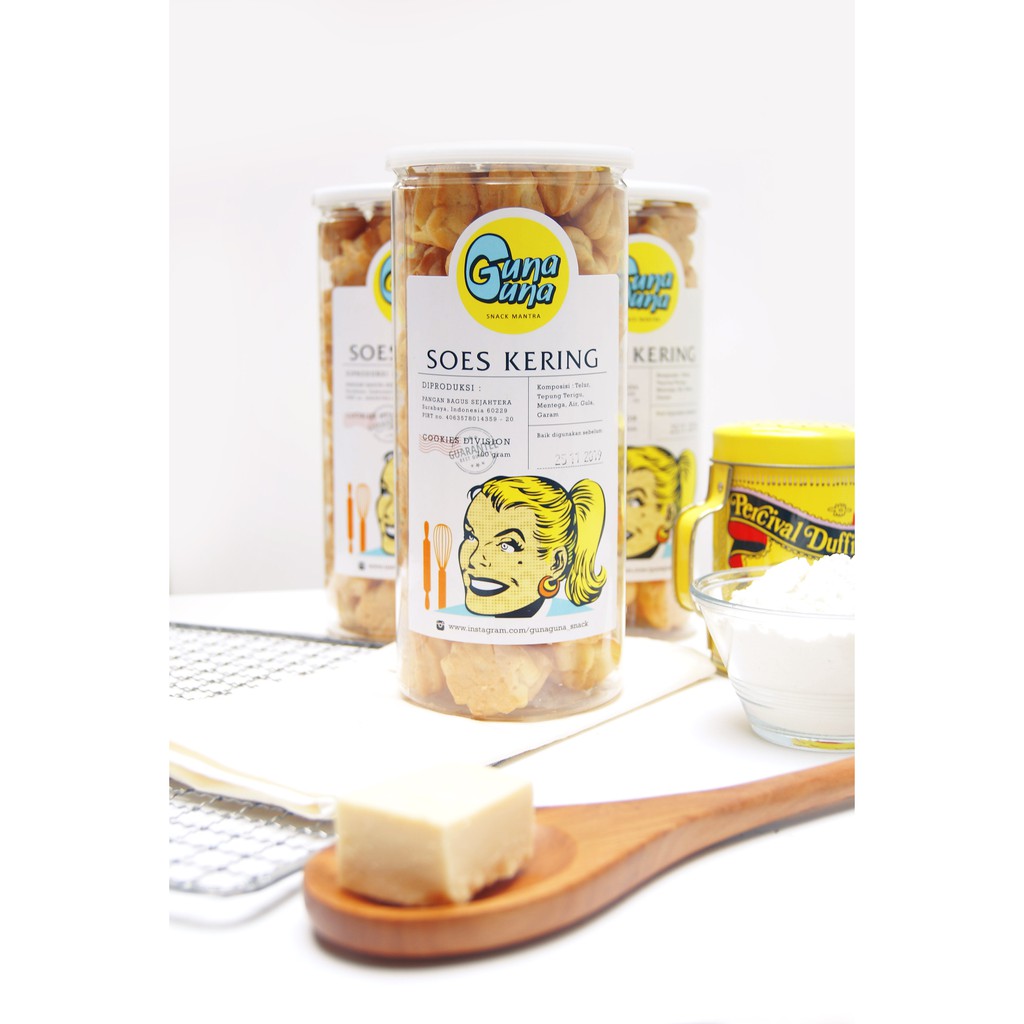 Jual Guna Guna Snack Kue Kering Oleh Oleh Surabaya Kekinian Soes Kering ...
