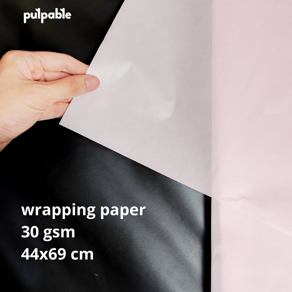 Jual Pink Wrapping Paper / Kertas doorslag merah muda / pink / kertas ...