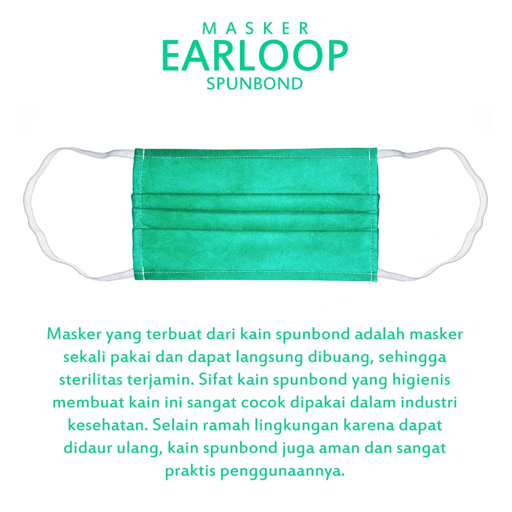 Jual MASKER SPUNBOND 2 PLY TANGKAL VIRUS | Shopee Indonesia