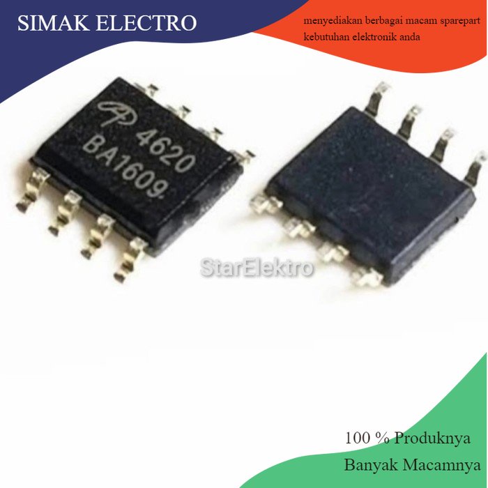 Jual AO4620 IC 4620 Mosfet Field Effect Power Supply LCD Sop-8 | Shopee ...