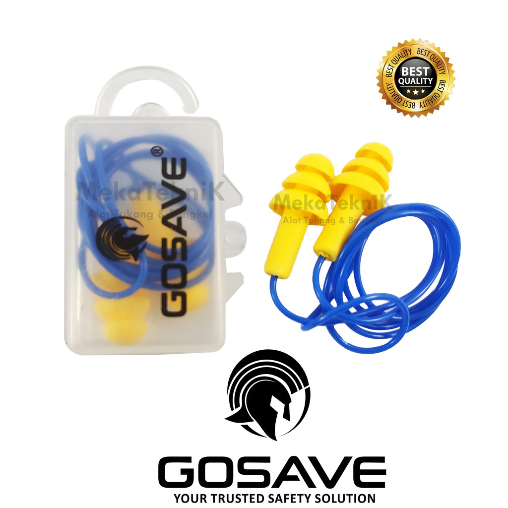 Jual EAR PLUG GOSAVE / EARPLUG ULTRA FIT / PENUTUP TELINGA / SAFETY ...