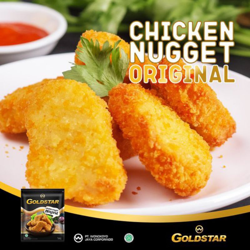 Jual Free Packing Bubble Goldstar Chicken Nugget Original / Naget Ayam ...