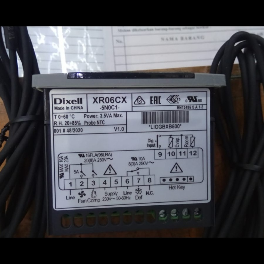 Jual Dixell XR 06 CX 230 Volt -5N0C1 thermostat digital | Shopee Indonesia
