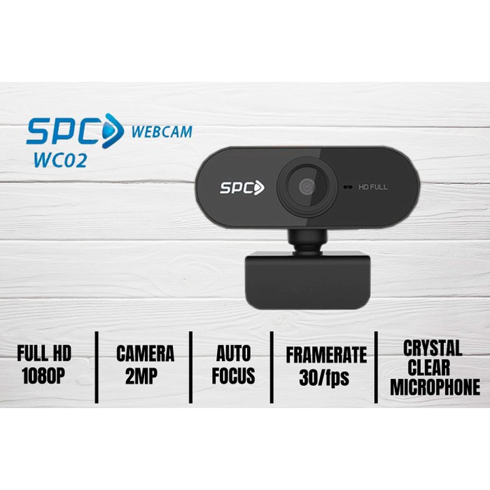 Jual SPC WC02 Full HD Webcam 1080HD / 2MP 1080p | Web Cam WC 02 1080 HD ...
