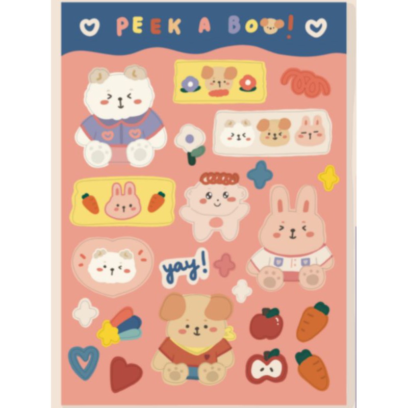 Jual Stiker Pack - Peek a Boo | Shopee Indonesia