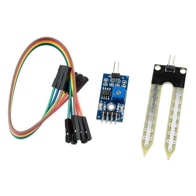 Jual Sensor Kelembaban Tanah Soil Moisture Hygrometer Resistif Arduino ...