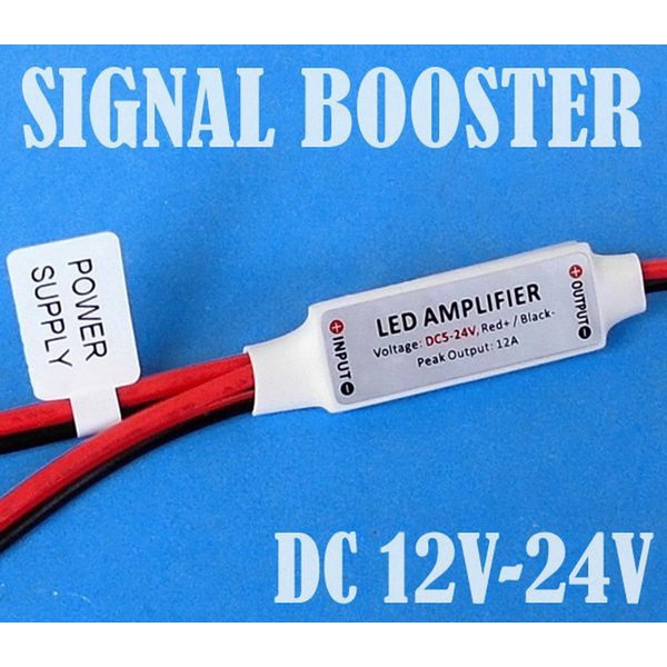 Jual Power Signal Booster 1 Channel 12-24V 100W for Strobo and Strip ...