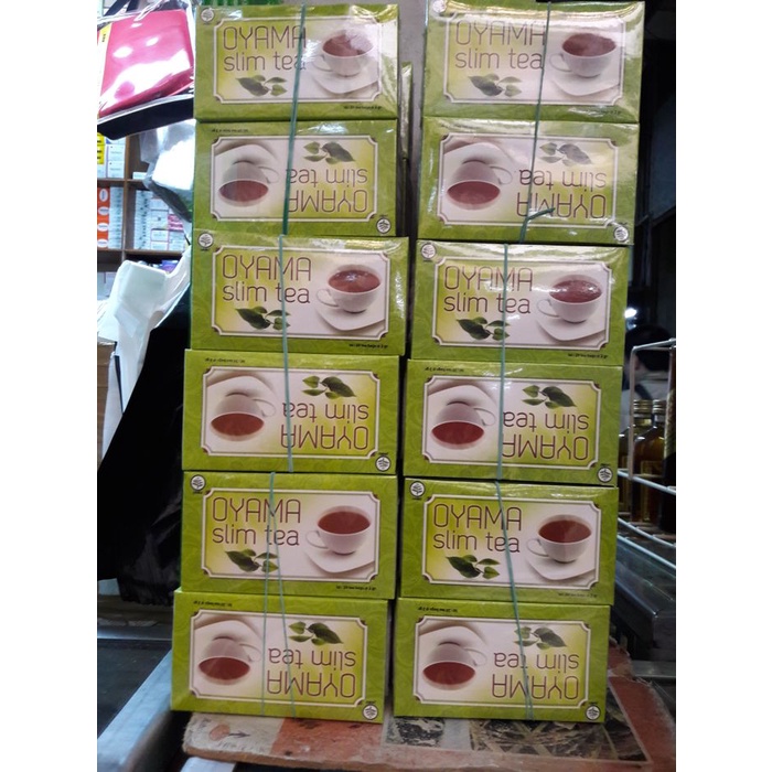 Jual ori Oyama / slim tea / teh langsing / obat langsing | Shopee Indonesia