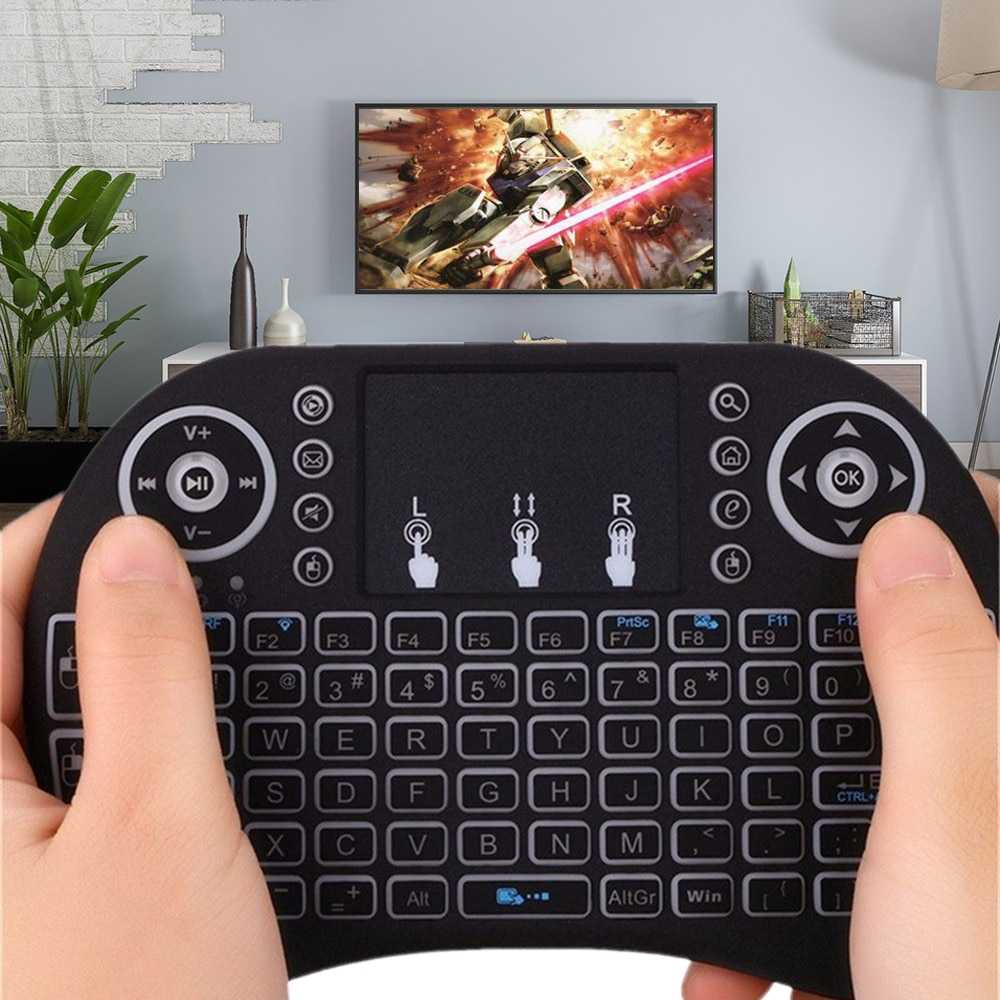Jual Mini Keyboard Wireless 2.4GHz dengan Touch Pad & Mouse | Shopee ...