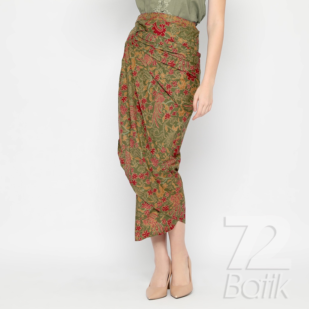Jual ROK BATIK SPAN Skirt Lilit Kebaya Instan Modern Wanita Motif ...