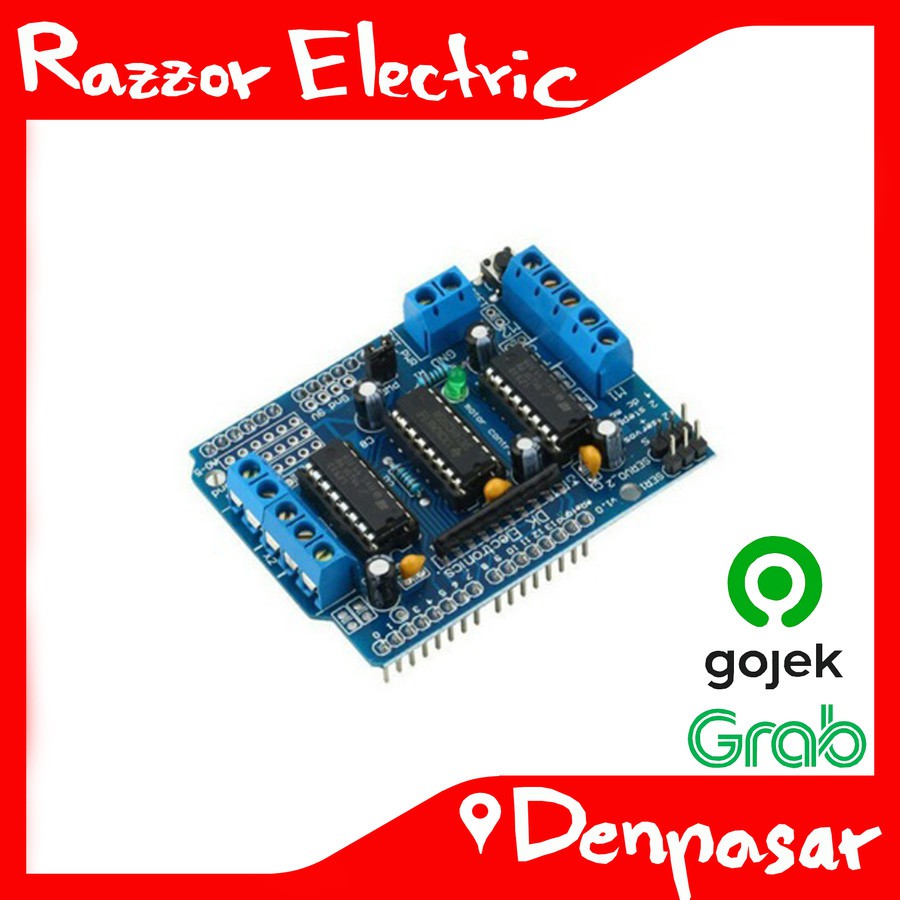Jual L293d Motor Driver Shield Arduino Denpasar Bali Shopee Indonesia
