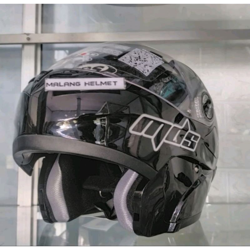 Jual Helm Modular MDS Pro Rider Solid Black Metalik (ongkir termurah 2 ...