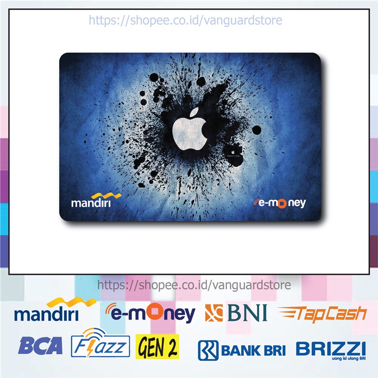 Jual KARTU E MONEY E TOLL APPLE BRAND 1 EMONEY MANDIRI FLAZZ BCA BNI ...