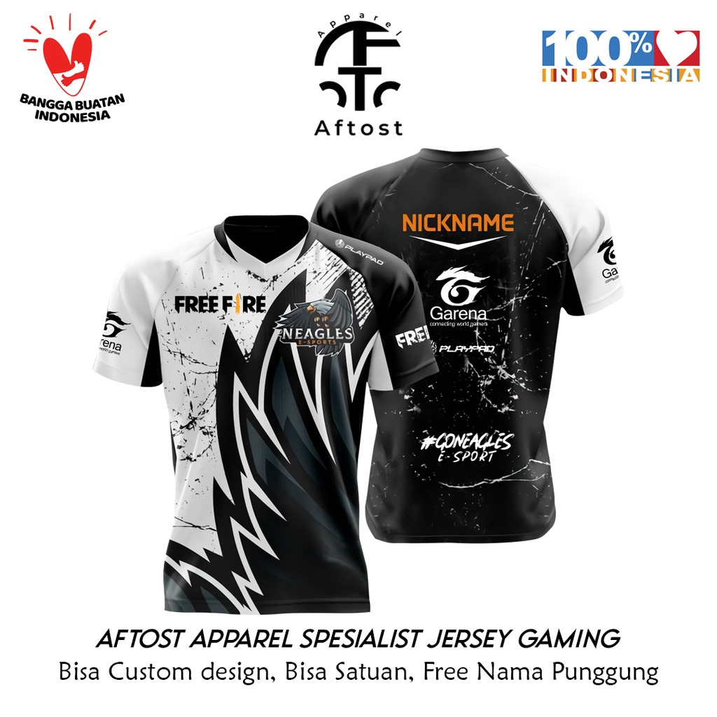 Jual Jersey gaming custom terbaru (bebas design sesuai keinginan bisa ...