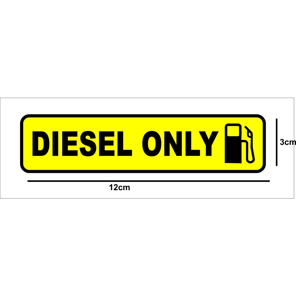 Jual STIKER CUTTING DIESEL ONLY | Shopee Indonesia