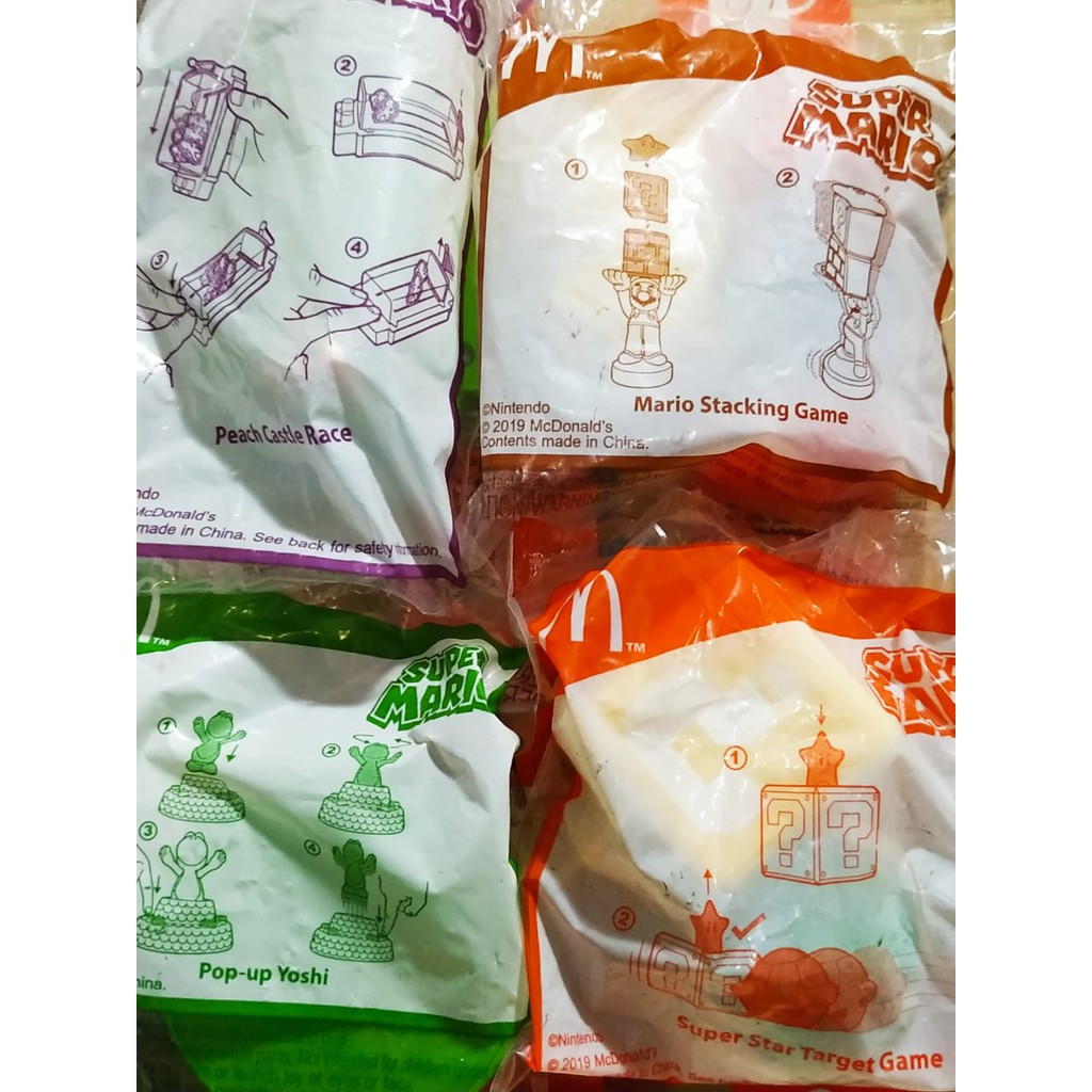 Jual Mainan Happy Meal toy toys Super Mario bros Mc D | Shopee Indonesia