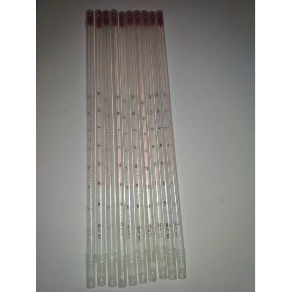 Jual THERMOMETER ALCOHOL SKALA - 20 C - (+) 50 C/TERMOMETER ALKOHOL ...