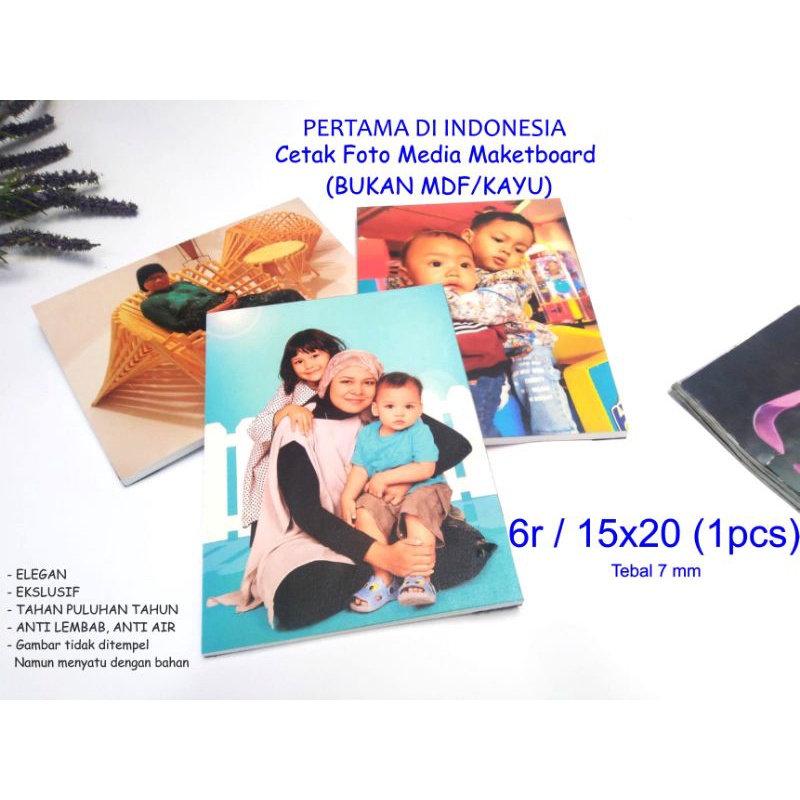 Jual CETAK FOTO UK 6R - MEDIA MAKETBOARD 15x20 | Shopee Indonesia