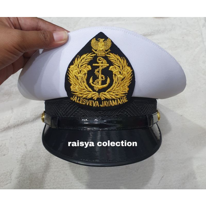 Jual topi pet pdu tni al / topi pet tni al | Shopee Indonesia