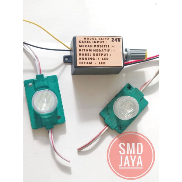 Jual MODUL LAMPU LED KILAT/BLITZ PESAWAT SETELAN + LAMPU SATU MATA ...