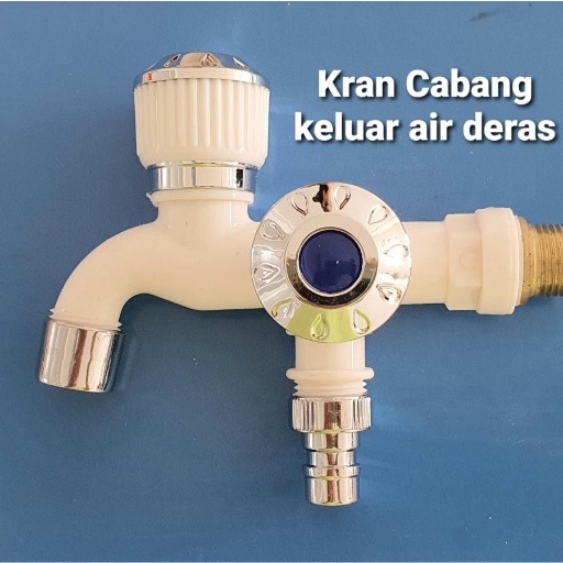 Jual Keran Kran Air Double Cabang Wall Tembok Shower Mandi - Keran ...