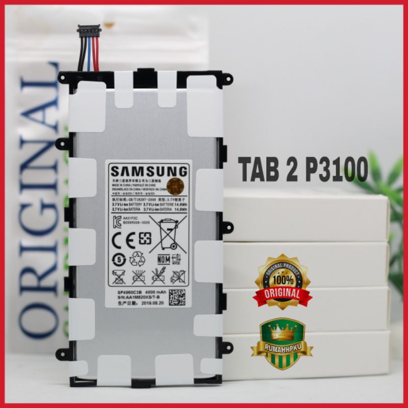 Jual Baterai batre battery samsung galaxy Tab 2 P3100 Original | Shopee ...