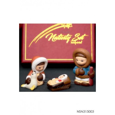 Jual Patung Rohani Nativity Set Eskimo Resin 8cm Rohani Katolik ...