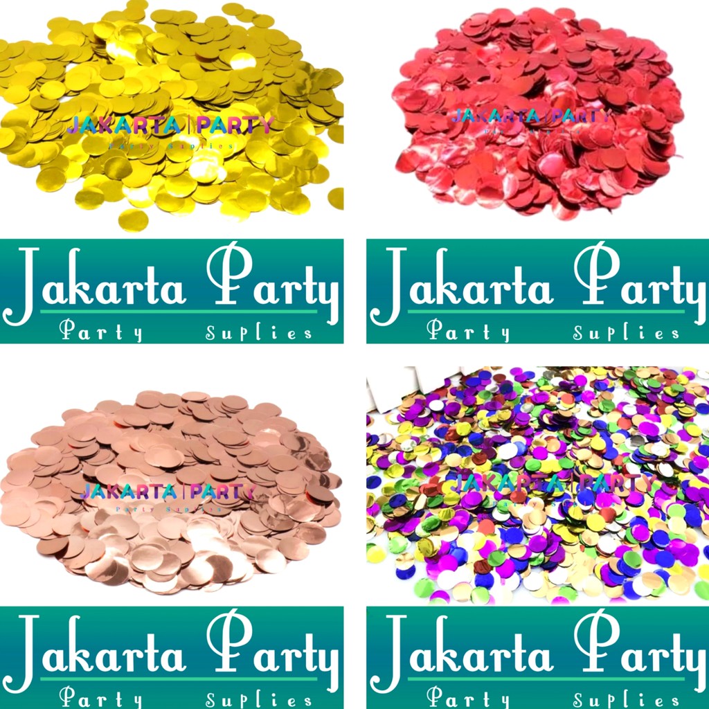 Jual Confetti / Confetti Isi Balon / Bulat Bubble / Isi Confetti ...