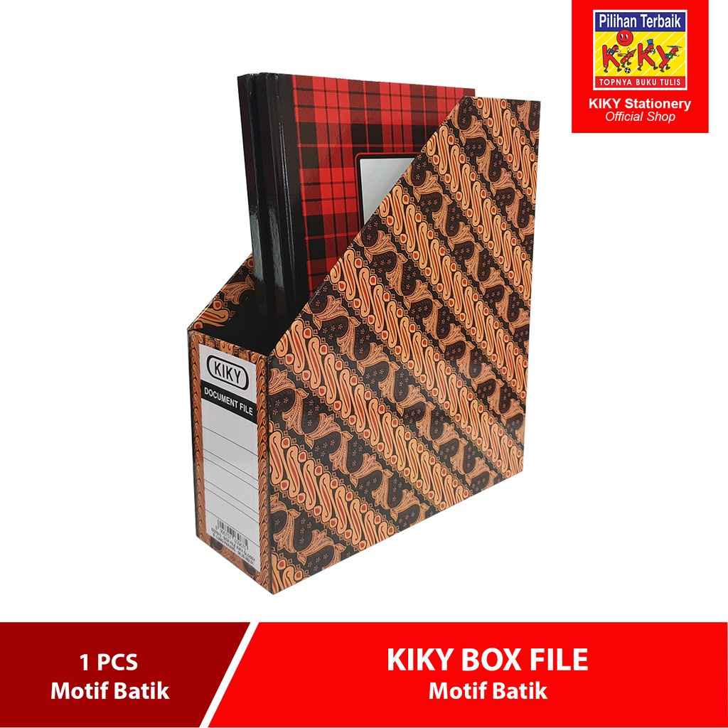 Jual BOX FILE FOLIO KIKY | TEMPAT DOKUMEN MOTIF BATIK DAN POLOS MATTE ...