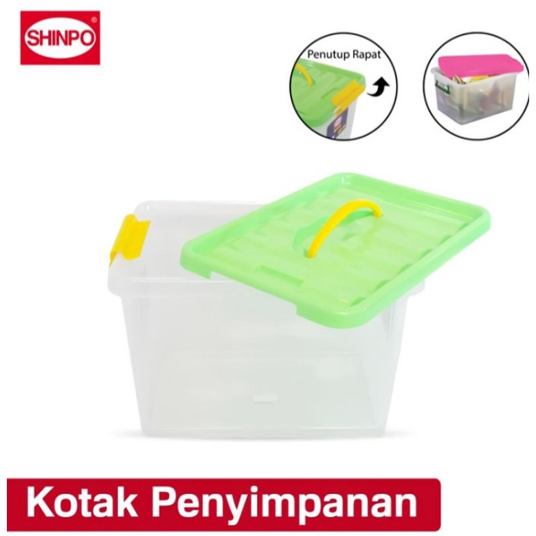 Jual SHINPO Kotak Penyimpanan Kontainer Plastik 16 Liter Ace Container ...