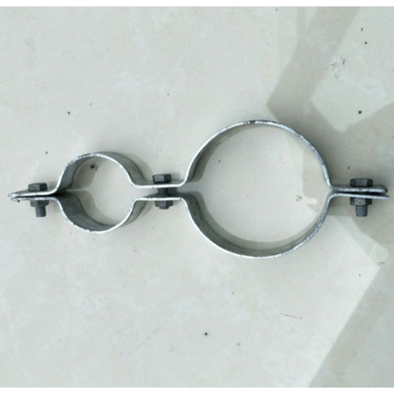 Jual Klem tiang KWH HDG dia 3" × 1½" | Klem double hotdib galvanize ...