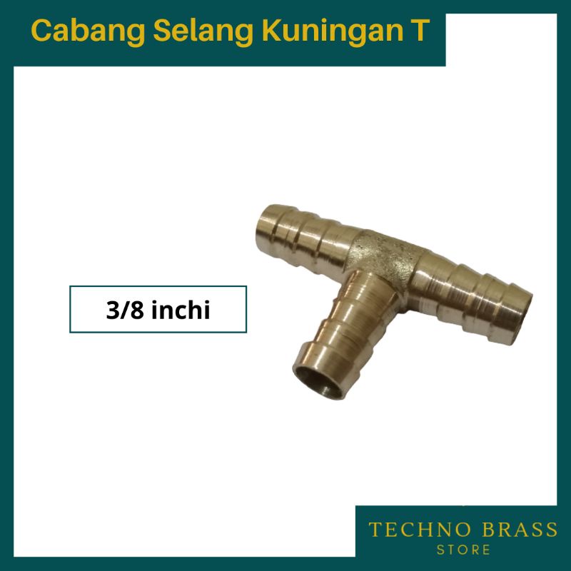 Jual CABANG SELANG T 3/8 INCHI KUNINGAN - KOMPRESOR/GAS/AIR | Shopee ...