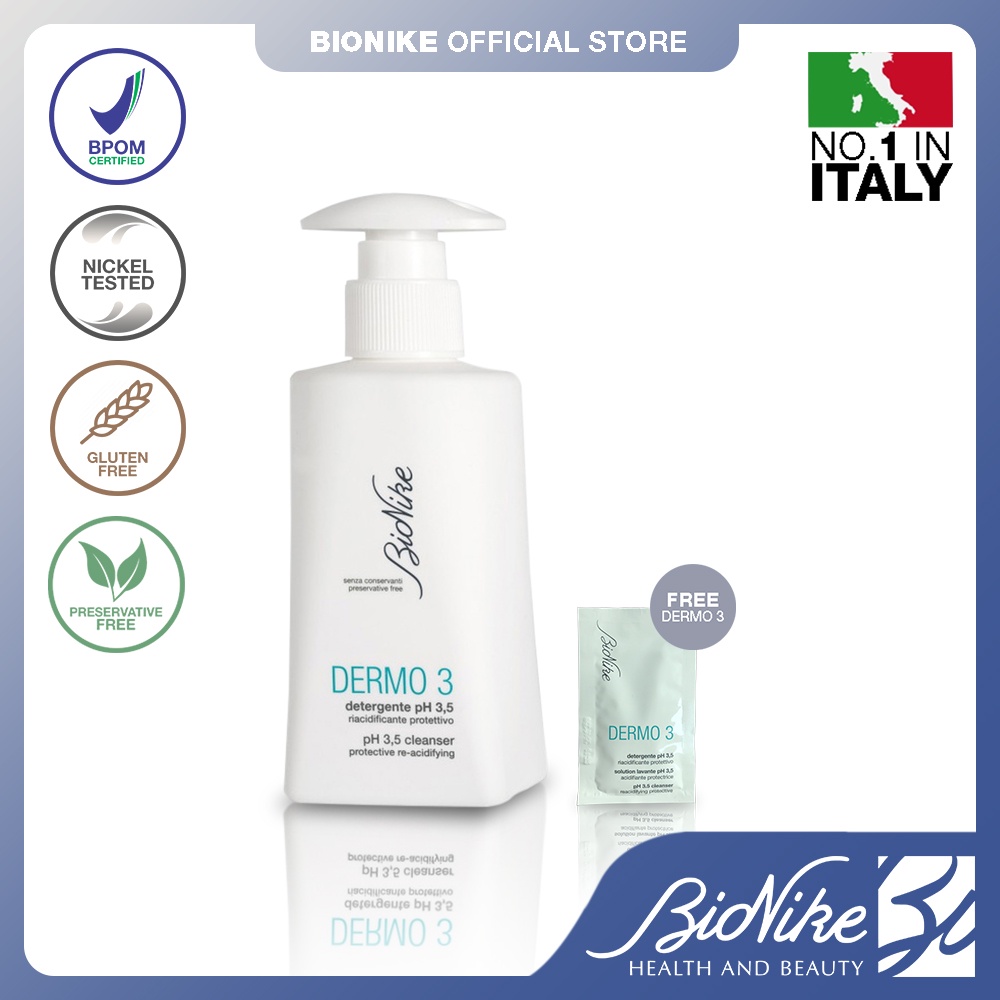 Jual BioNike Dermo 3 Dermatological Protective Cleanser - Sabun Mandi ...