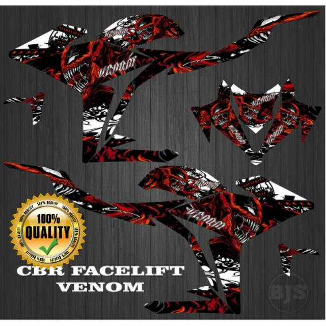 Jual DECAL SEMI FULLBODY CBR150R FACELIFT VENOM STICKER | Shopee Indonesia