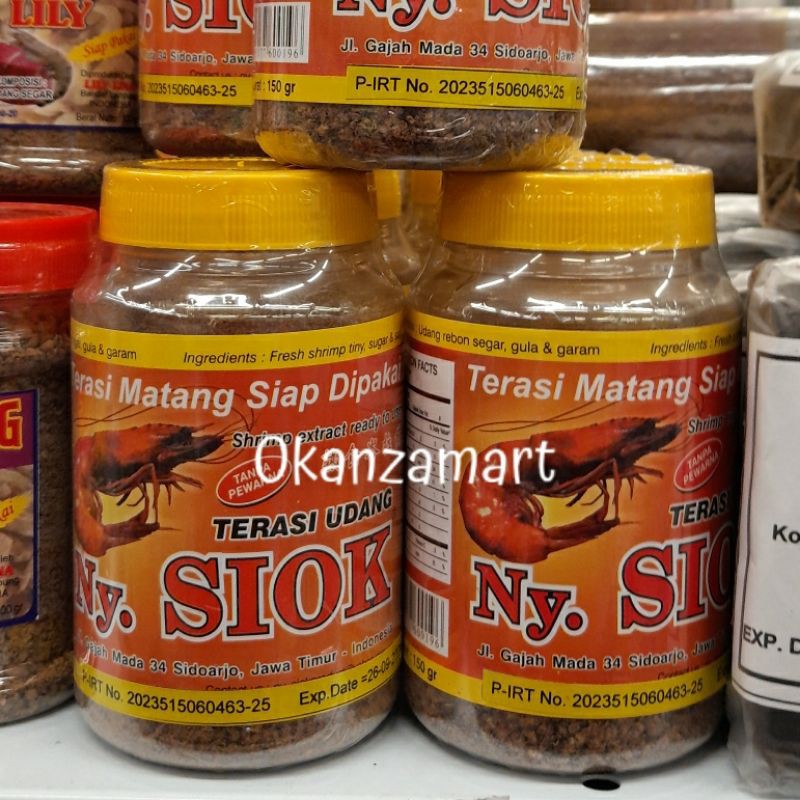 Jual Ny Siok Terasi Udang Toples 150gr | Shopee Indonesia