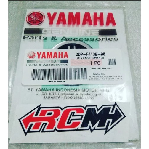 Jual TUNING FORK MARK STICKER EMBLEM LOGO GARPUTALA YAMAHA NMAX ...