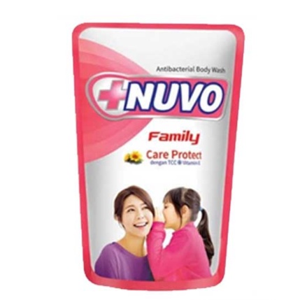 Jual NUVO FAMILY LIQUID ANTI BACTERIAL SABUN MANDI CAIR 60 ml BODY WASH POUCH PINK GOLD HIJAU ...