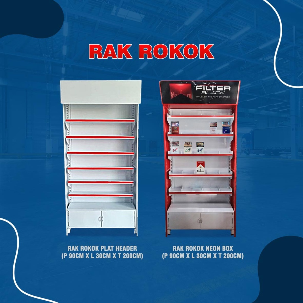 Jual RAK ROKOK / RAK ROKOK MINIMARKET/ RAK DISPLAY/ BACKWALL | Shopee ...