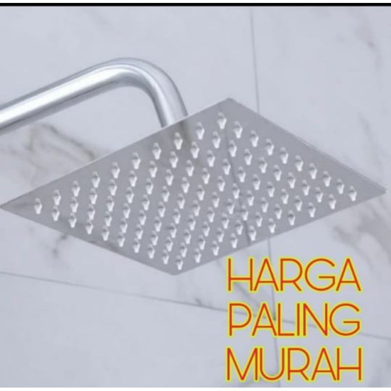 Jual Wall shower stainless / Shower stainless + Tiang pipa 35 cm ...