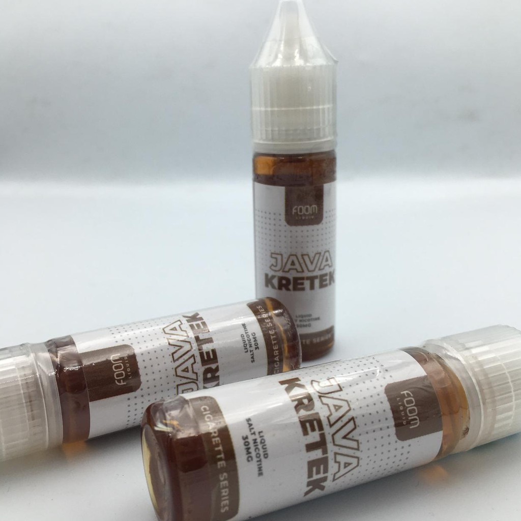 Jual Foom Java Kretek Salt Nic 15ML Cigarette Series - Authentic Liquid ...