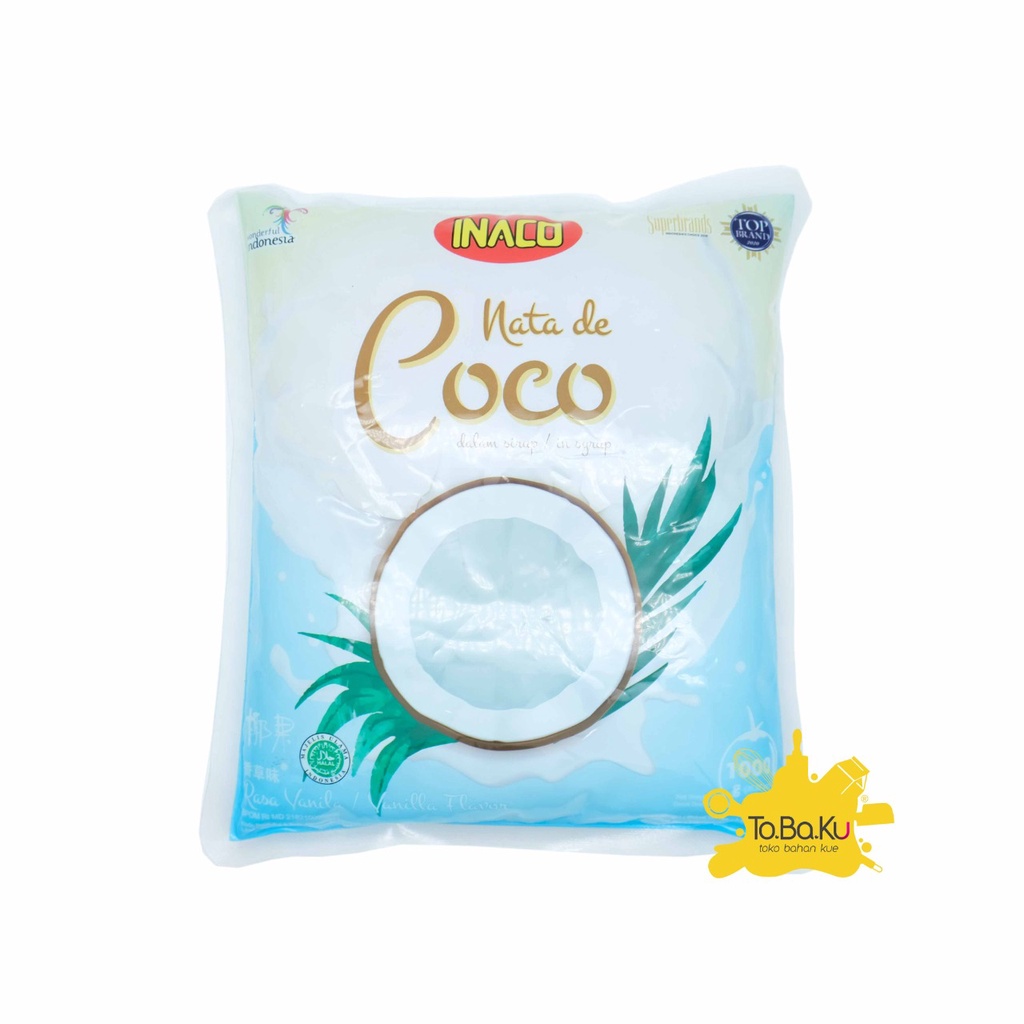 Jual Inaco Nata De Coco Standpouch 1kg | Shopee Indonesia